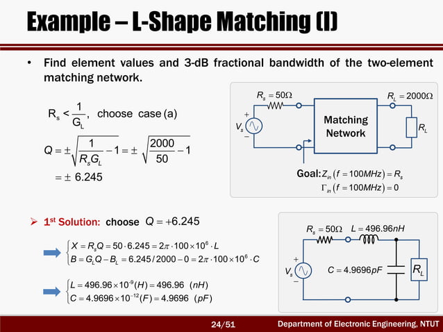RF Circuit Design - [Ch2-1] Resonator and Impedance Matching | PDF
