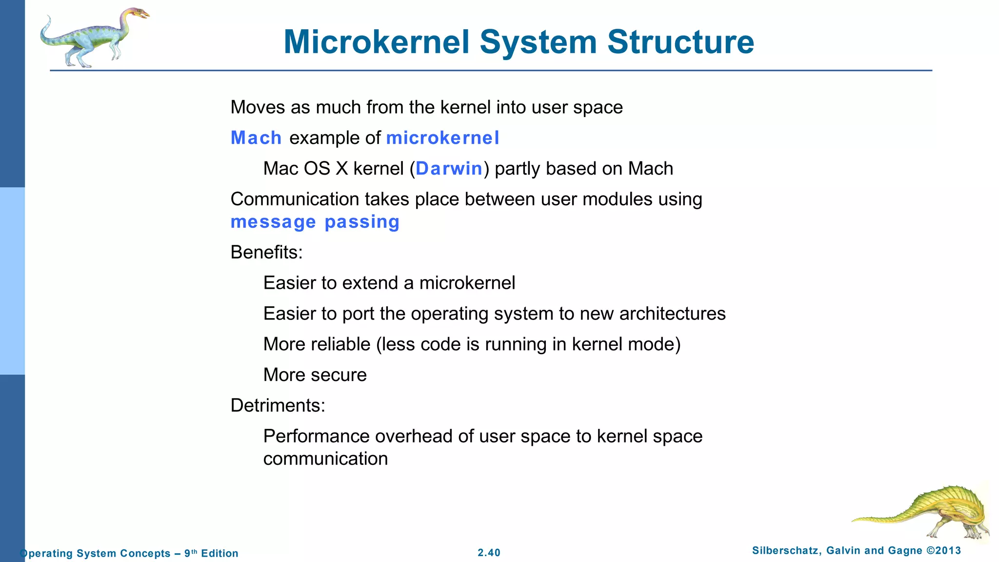 Chapter 2: Operating System Structures | PPT