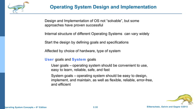 Chapter 2: Operating System Structures | PPT