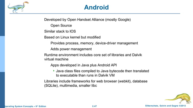 Chapter 2: Operating System Structures | PPT | Operating Systems | Computer Software and ...