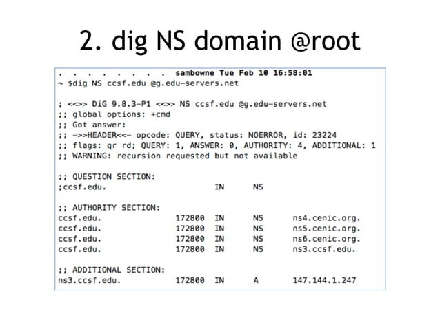 Cnit 40 2 Dns Protocol And Architecture Ppt