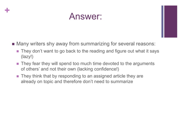 They Say, I Say: Chapter 2