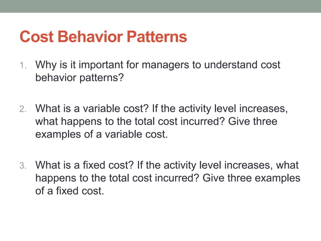 Managerial accounting | PPTX