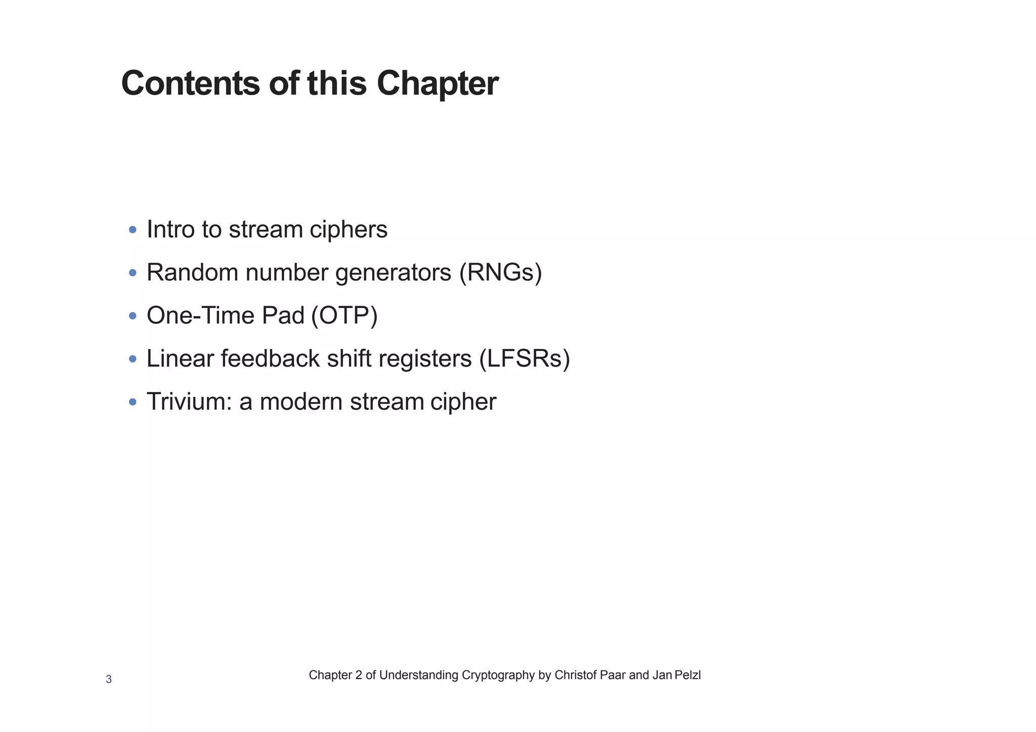 2. Stream Ciphers | PDF