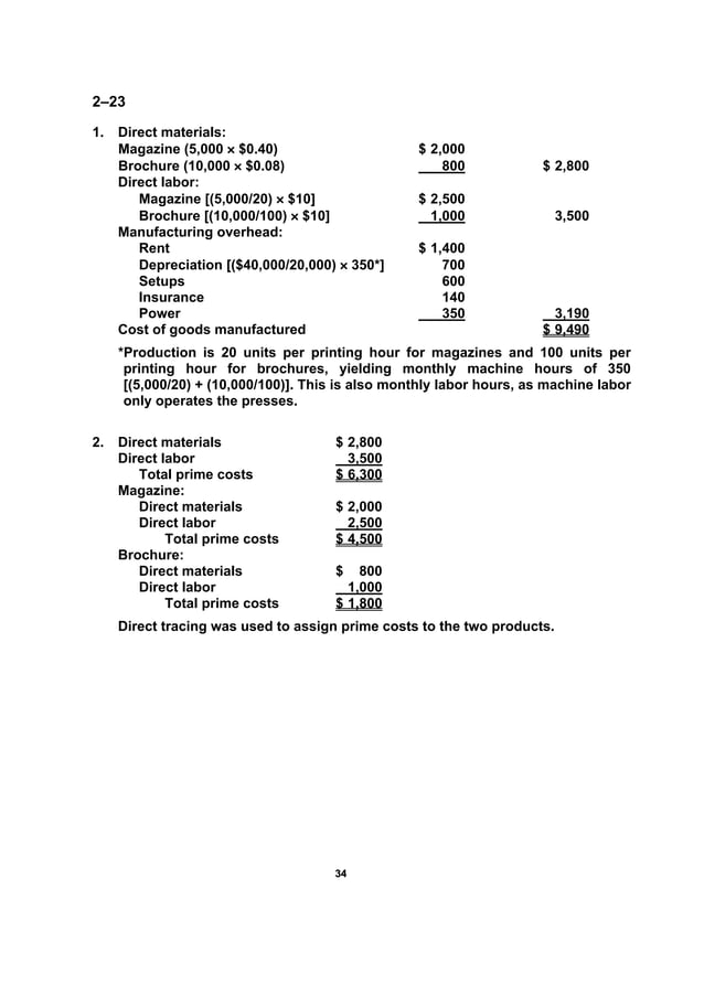 Chapter 2 Basic Management Accounting Concepts | PDF