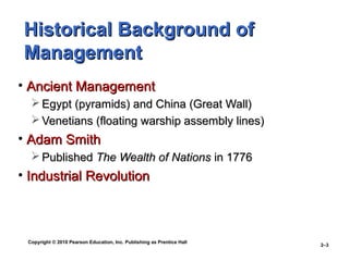 Management History | PPT