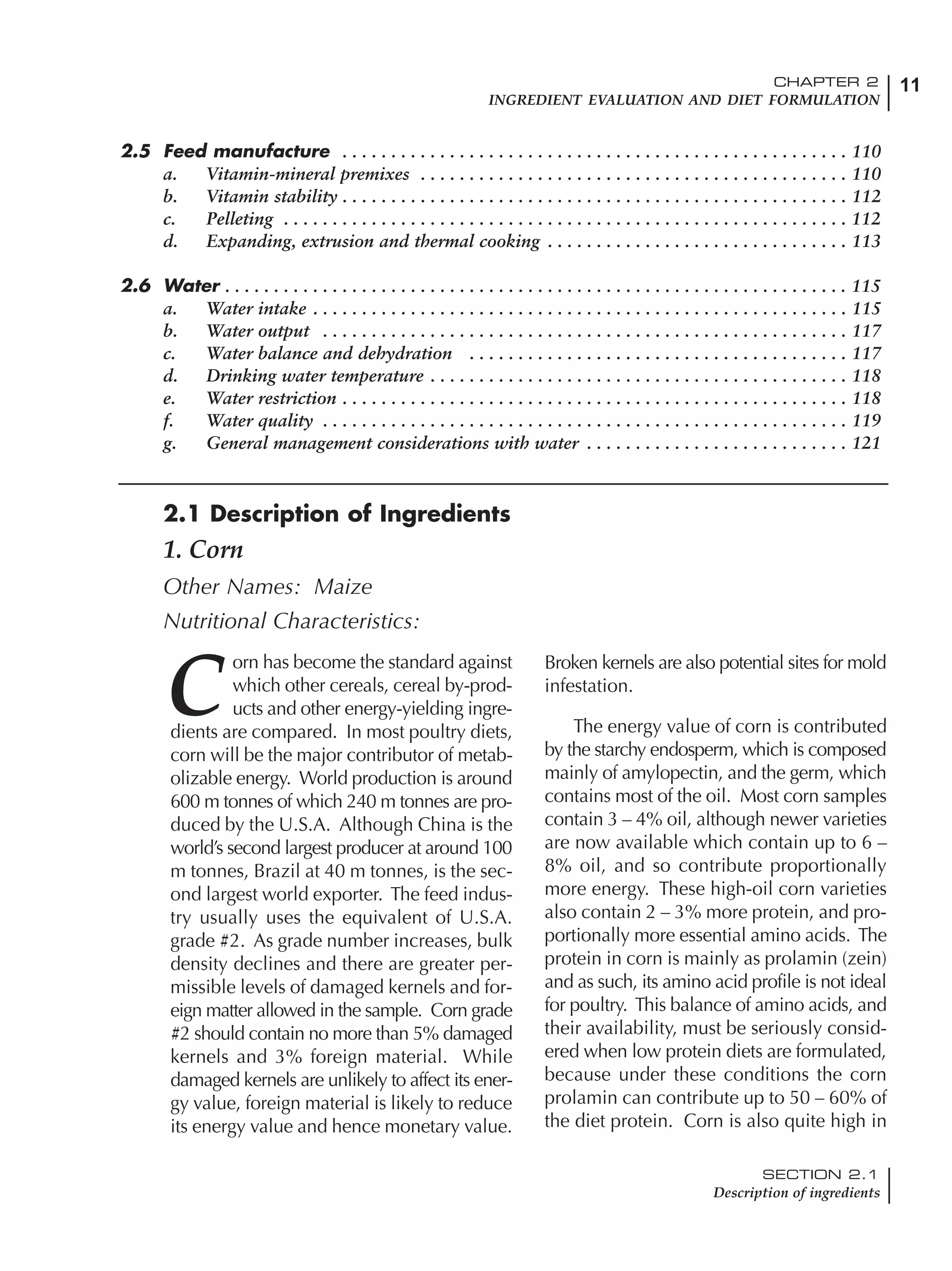 Ch2. ingredient evaluation and diet formulation | PDF
