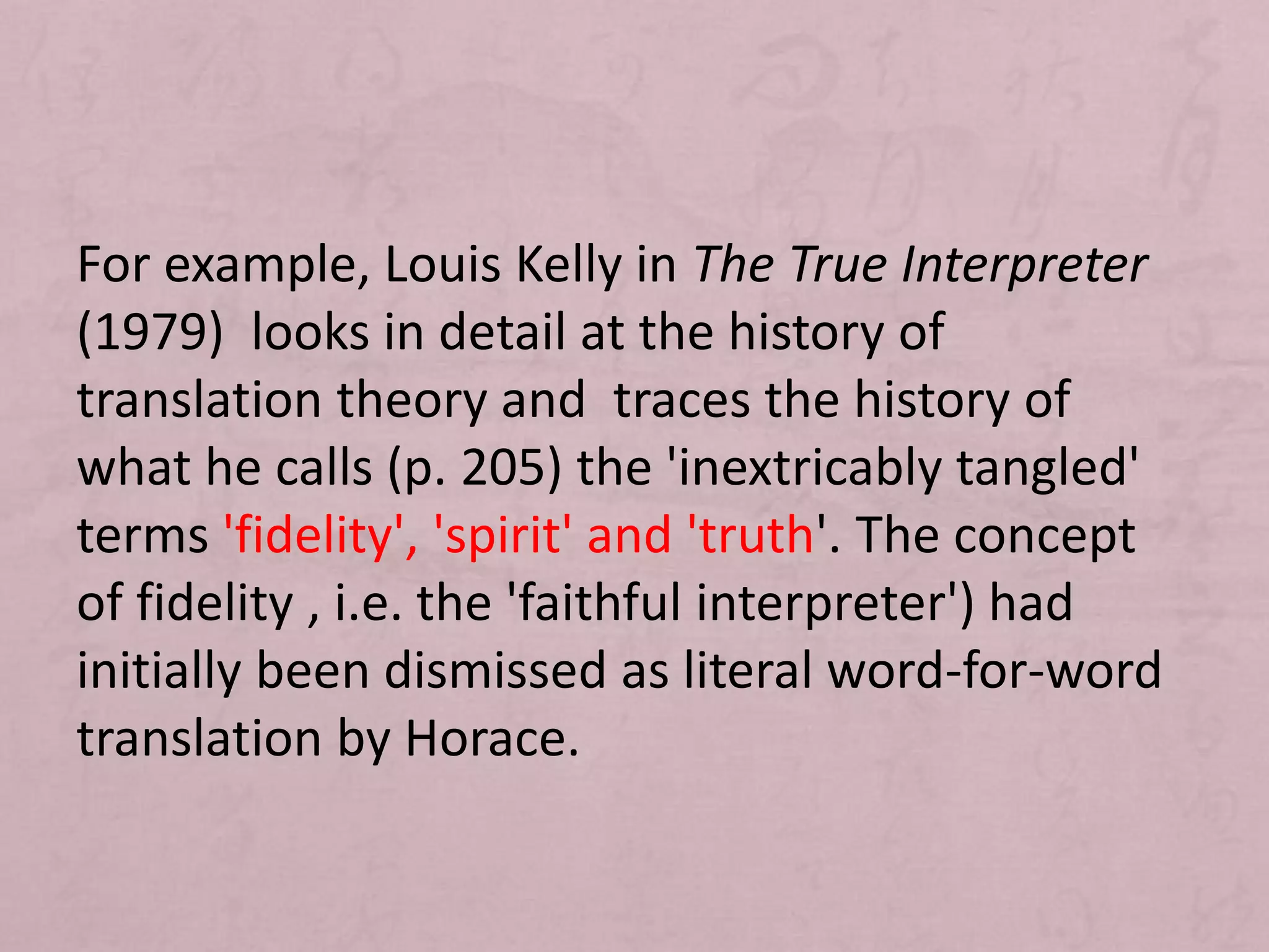 Translation theory before the 20th century | PPTX
