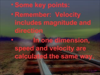 1D Kinematics Notes | PPT