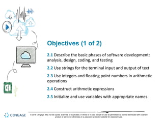 Software Development, Data Types, and Expressions | PPT