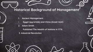 Evolution of Management Theory by Stephen Robbins | PPTX