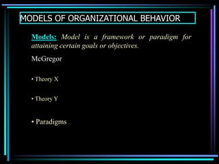 Models of Organizational Behavior Ch 2.ppt