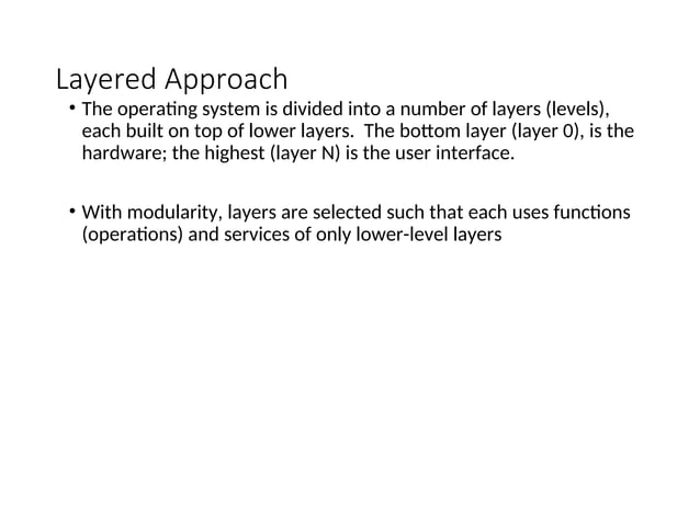 operating system introduction and organization | PPT