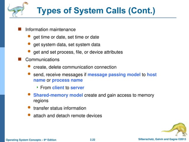 chapter 2 operating systems galvin slides | PPT | Operating Systems ...