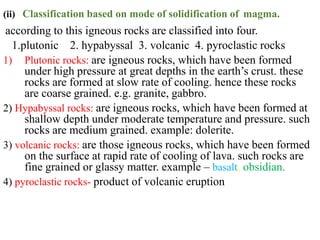 Ch 2.pdf this is geology power point to know formation of rocks to ...