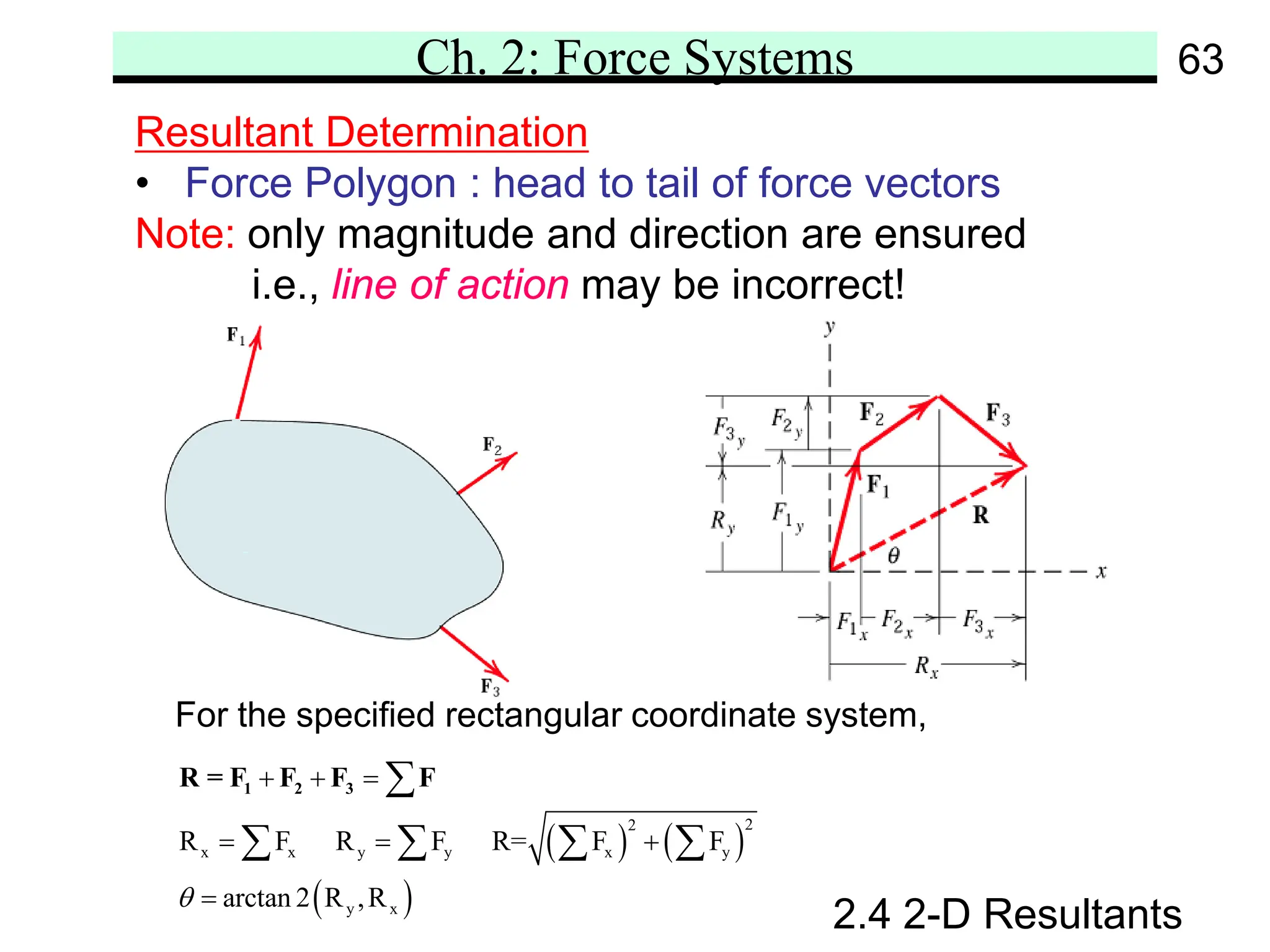 Force system two and three dimensional concepts | PDF