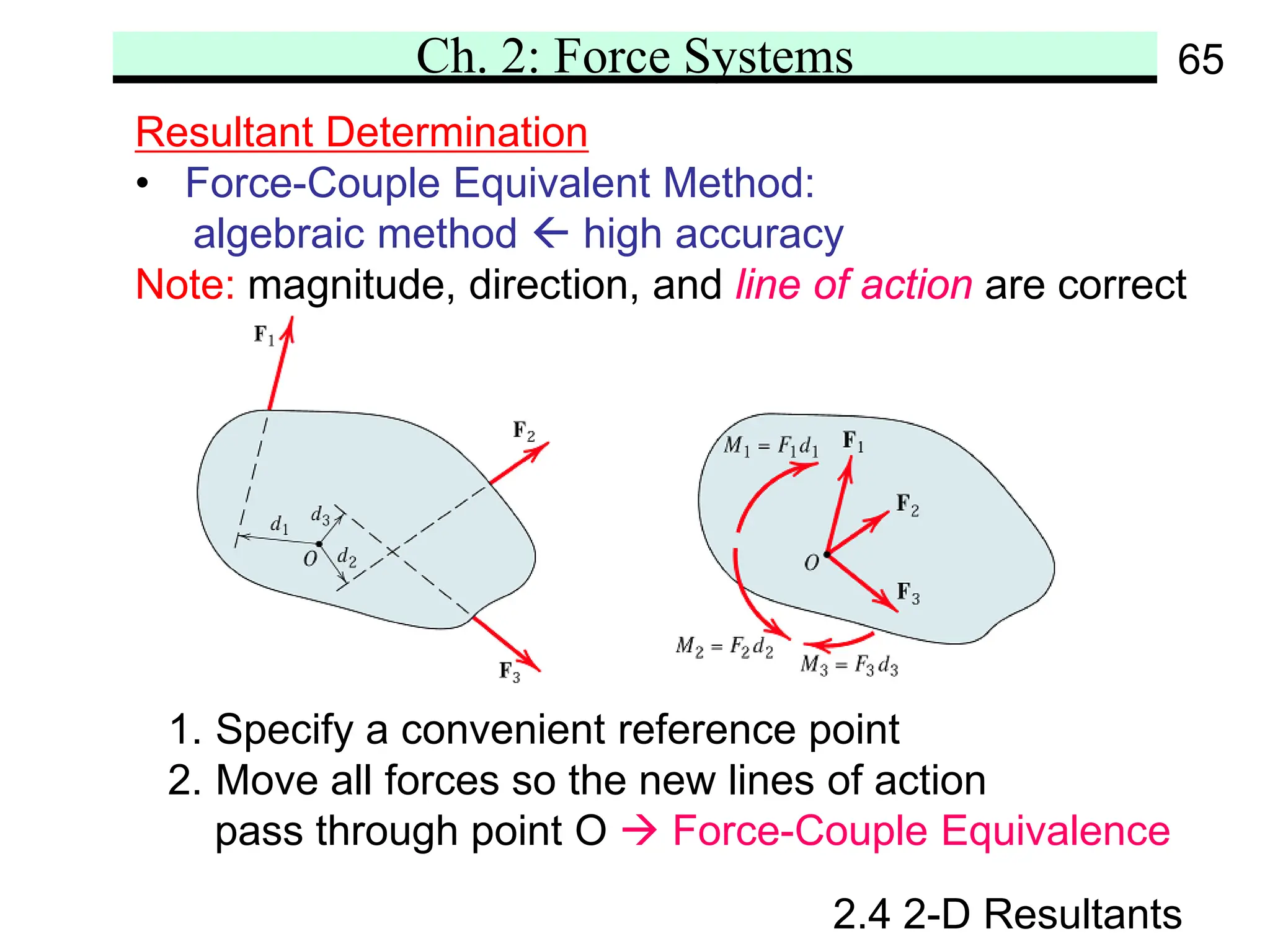 Force system two and three dimensional concepts | PDF