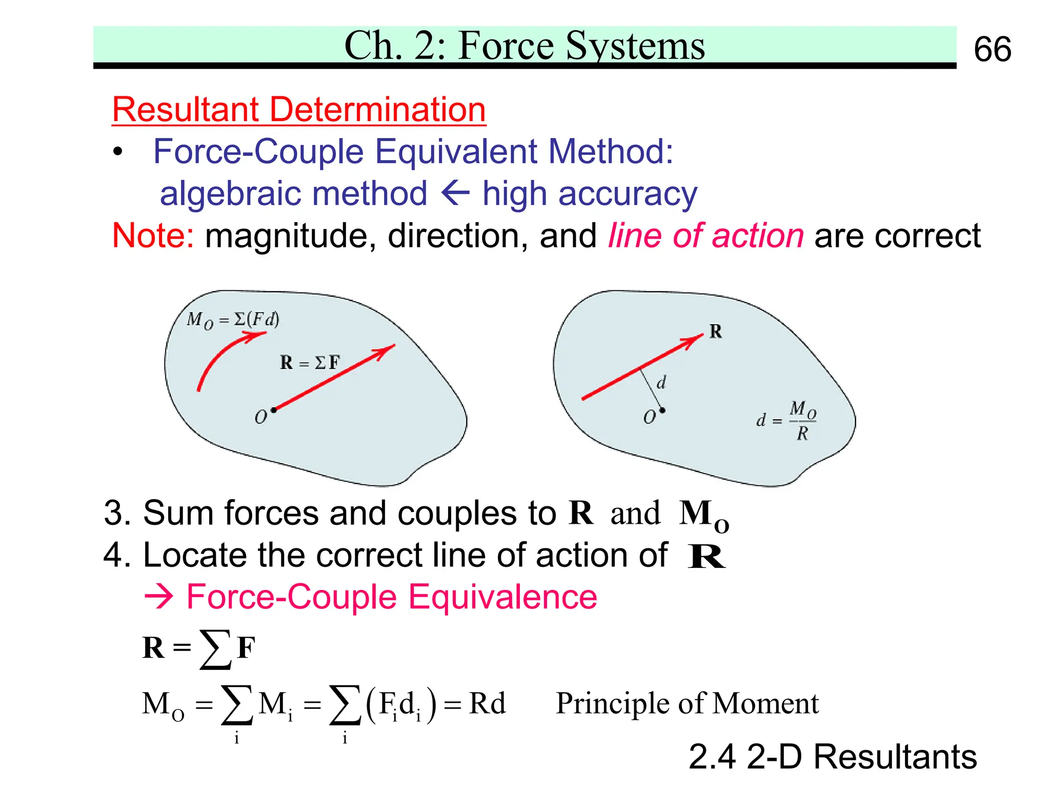 Force system two and three dimensional concepts | PDF