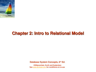 Intro to Relational Model in database system | PPT