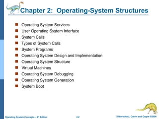 Operating System Chapter Two Process Related Concepts | PPTX