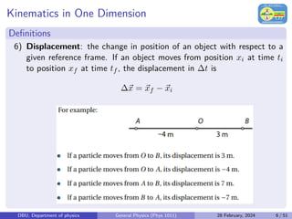 Kinematics and Dynamics of Particle: Comprehensive Physics Lecture ...