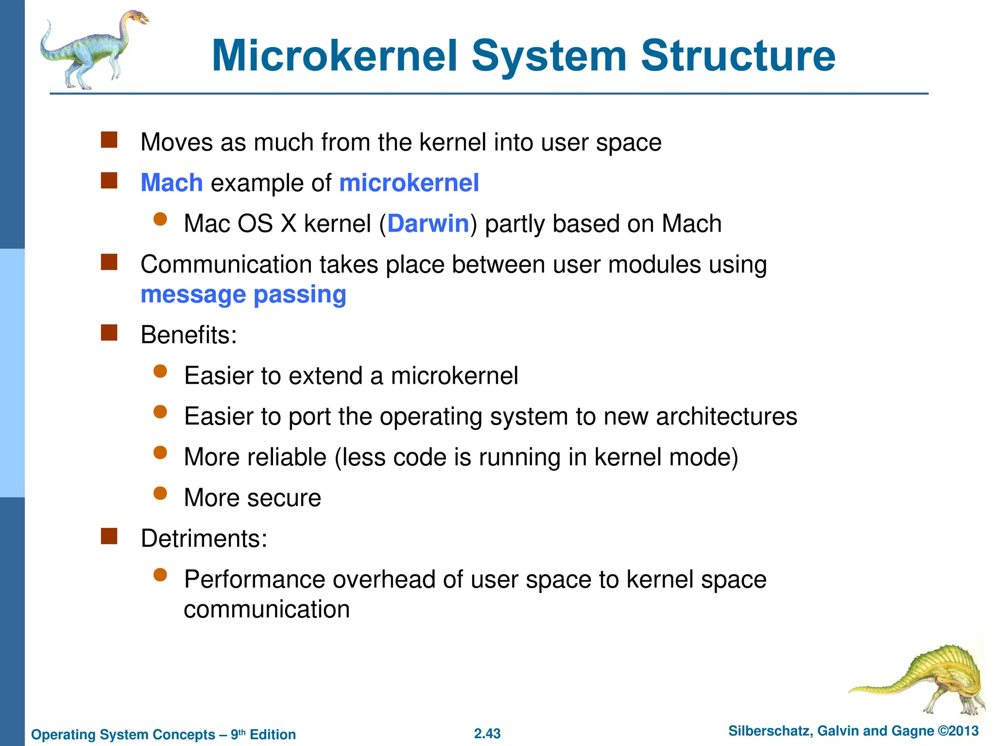 operating system structures by silberschastz | PPT