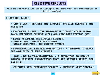 Ohms law from Basic Engineering Circuit Analysis | PPT