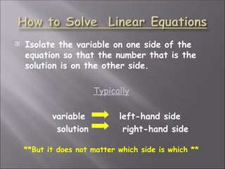 Ch 2. Linear Equations in One Variable 1.ppt