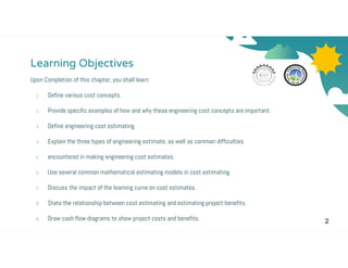 Chapter two: Costs and cost estimating in Engineering | PDF