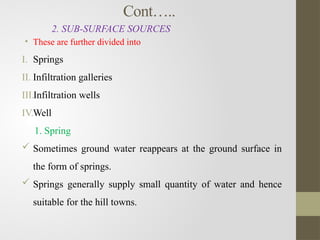 Chapter 2 source of water for water supply.pptx
