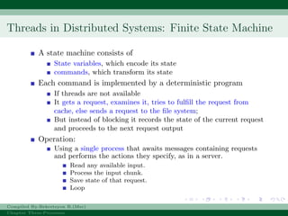 Comprehensive Overview of Processes, Threads, and Distributed Systems ...