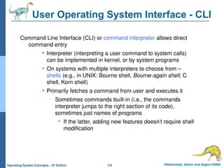 Operating System Structure & Core Components | PPTX