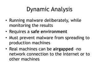 CNIT 126 2: Malware Analysis in Virtual Machines & 3: Basic Dynamic ...