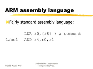 ch2-arm-1.ppt | Programming Languages | Computing