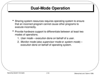 ch2 - Computer-System Structures Operating system | PPT