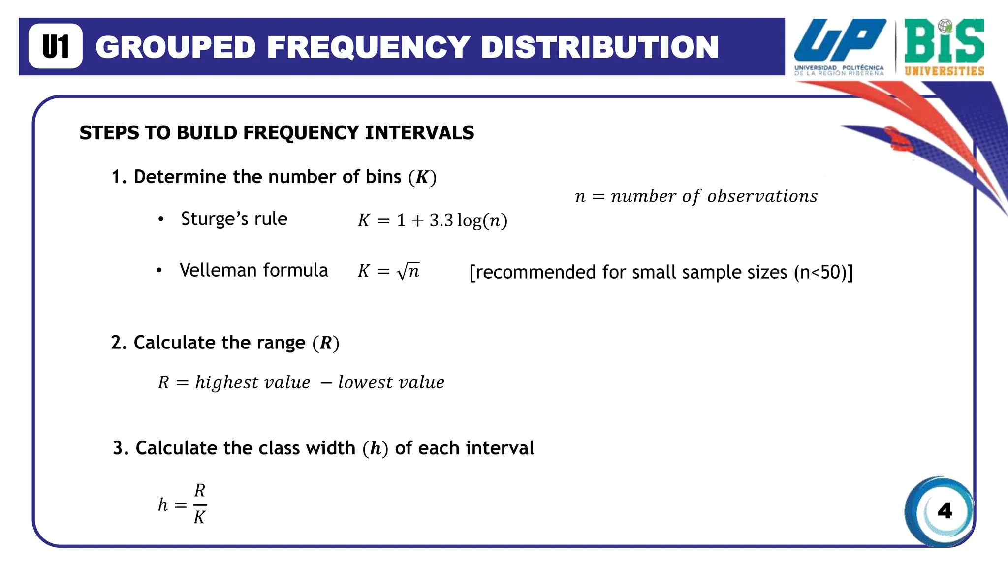 Probability and Statistics: Grouped Frequency Distribution | PPTX