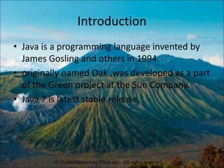 GETTING STARTED WITH JAVA(beginner) | PPT
