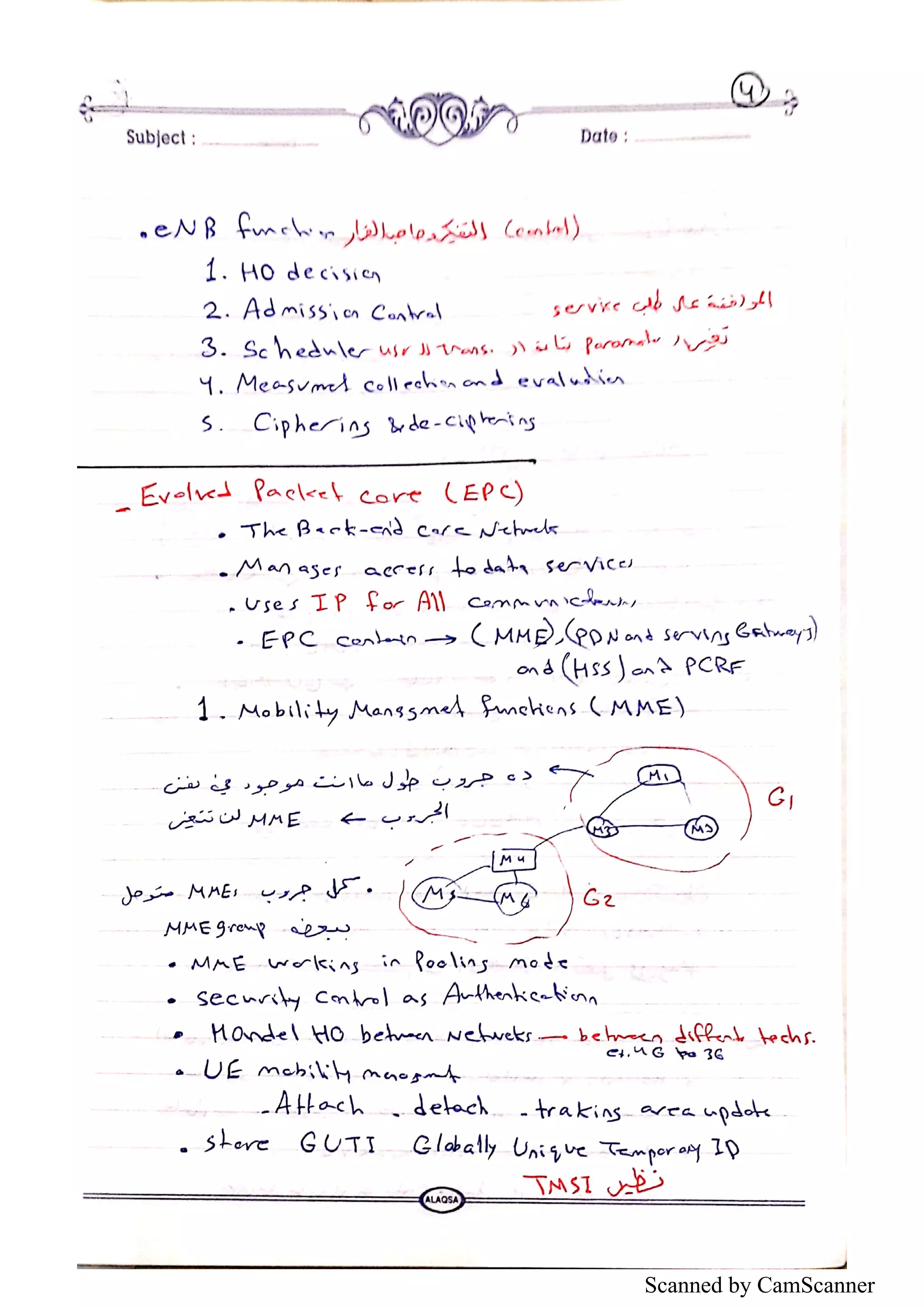 4G: Ch2 LTE Network Architecture | PDF