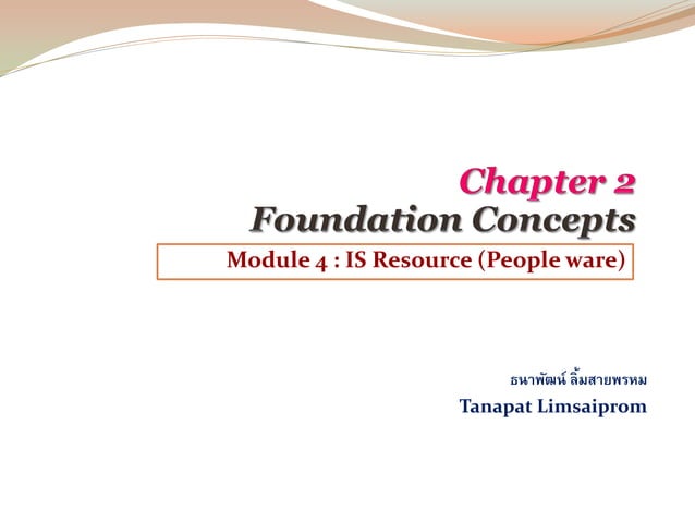 Chapter2 module 4 Peopleware | PPT