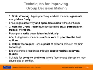 Comprehensive Guide to Managerial Decision Making Processes and ...