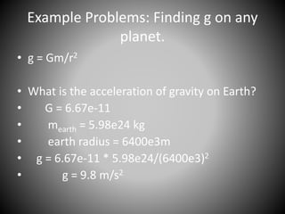 Ch 2 -newton’s law of universal gravitation | PPTX