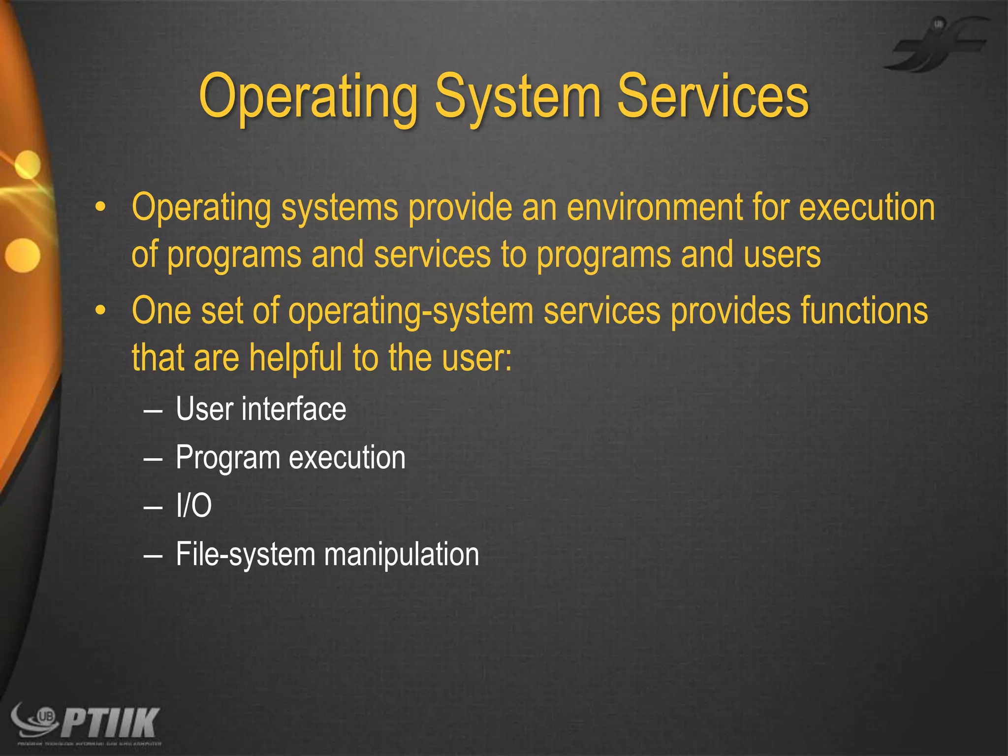Ch2 operating-system structures | PDF