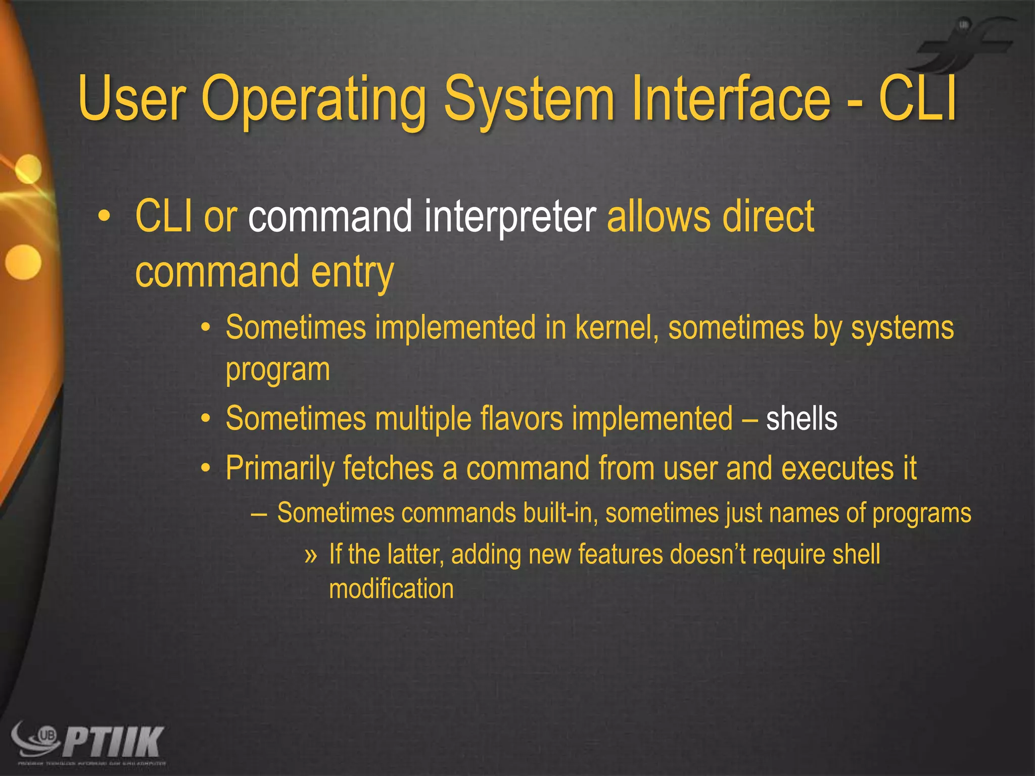 Ch2 operating-system structures | PDF
