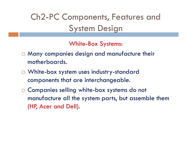 Ch2 pc-components-features-and-system-design | PPT