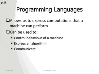 Chapter 2: Preliminaries | PPTX