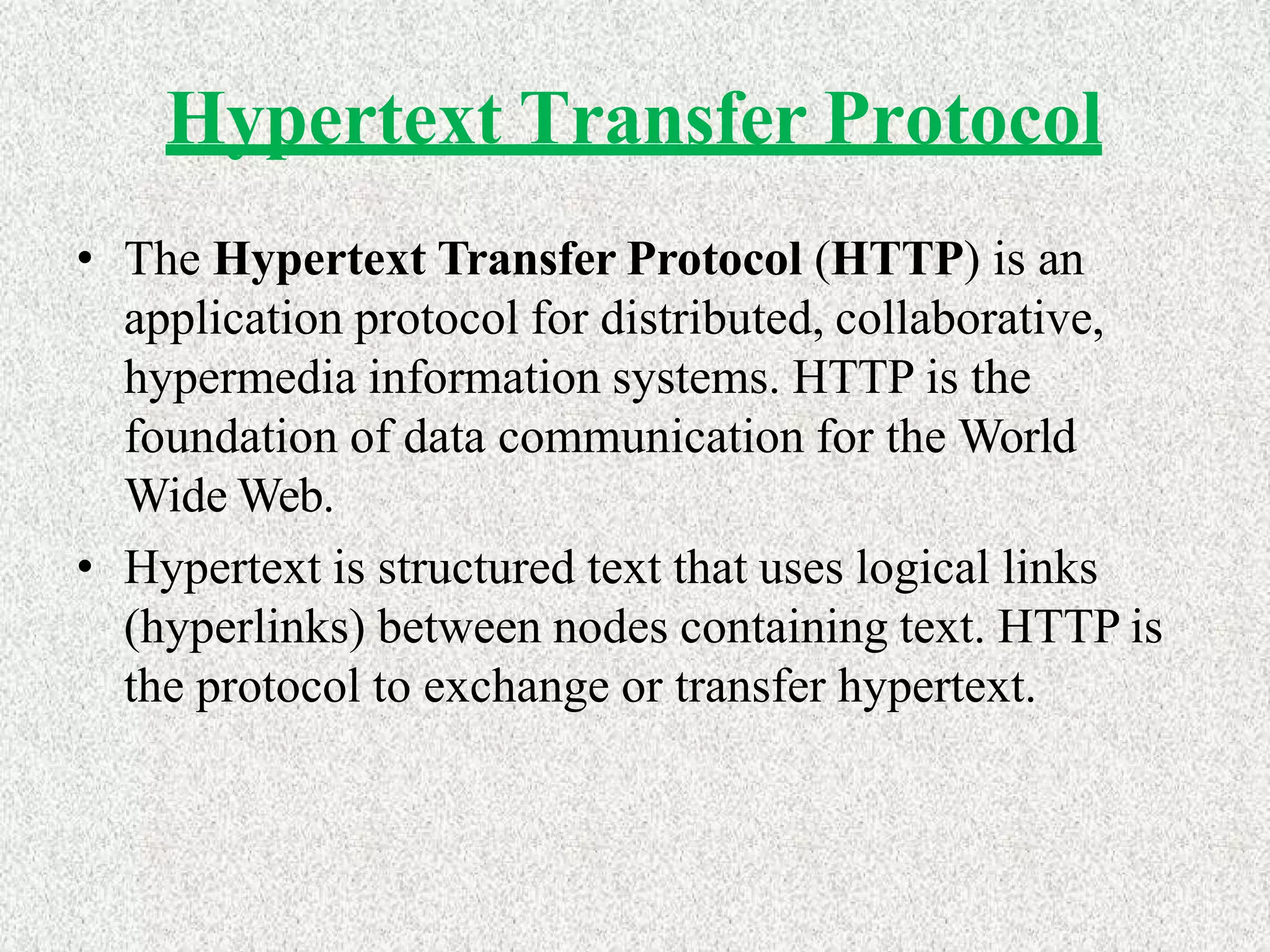 protocols (1).pptx | Computer Networking | Computing