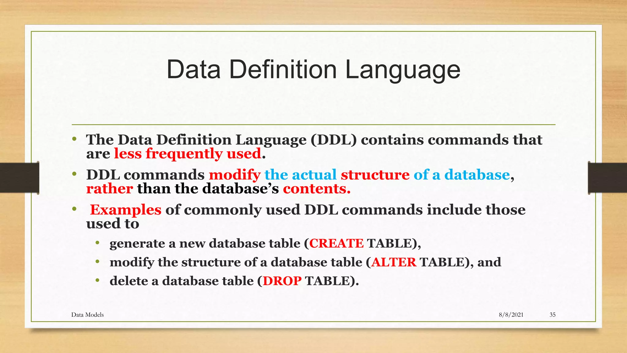 ch2-slide Data Models.pptx | Databases | Computer Software and Applications