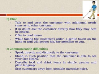 FOOD AND BEVERAGE PERSONNEL ATTRIBUTES, SKILLS AND KNOWLEDGE | PPTX
