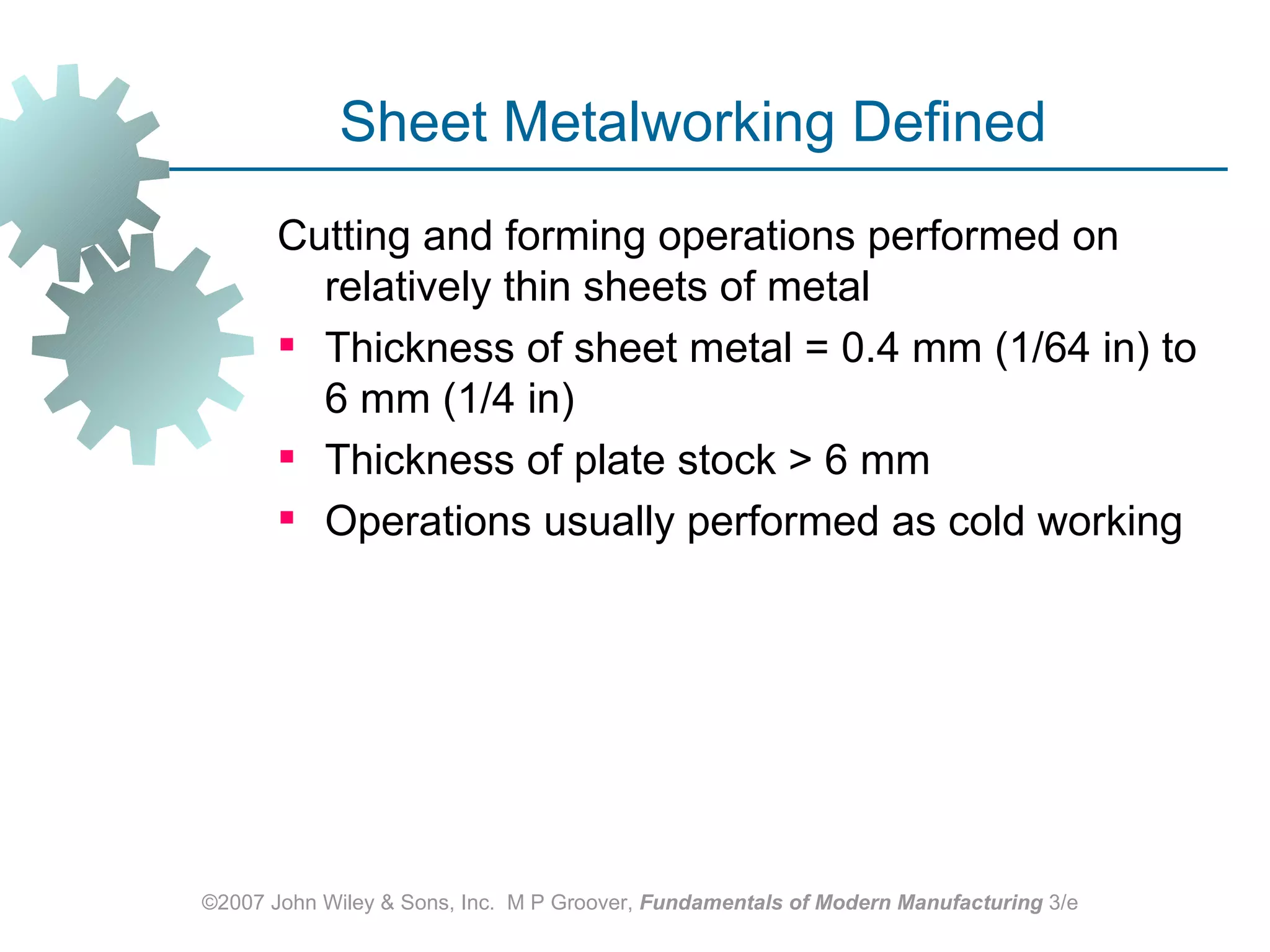 sheet metal | PPT