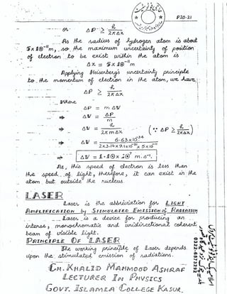 Atomic Spectra (PDF) | PDF